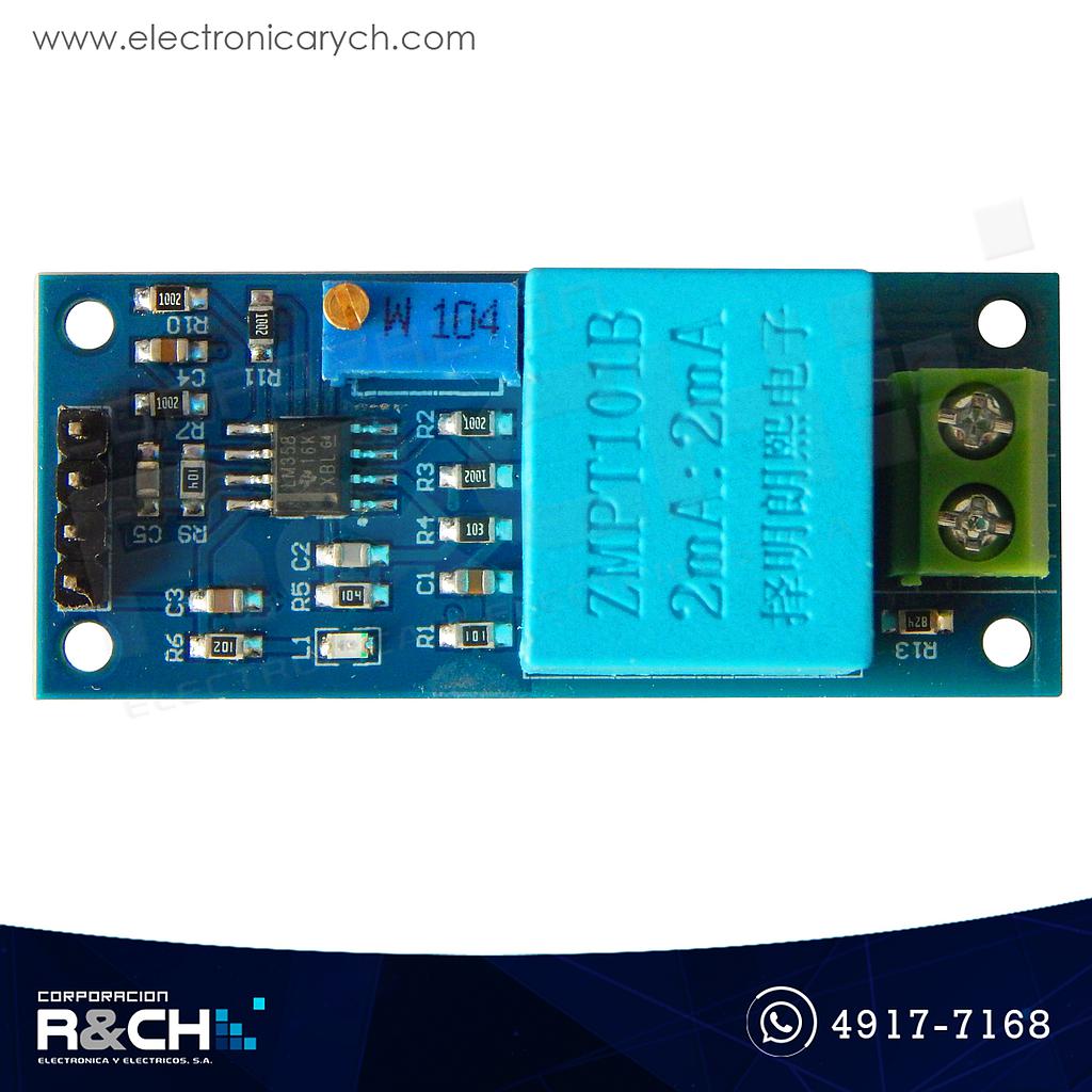 MD-ZMPT101B Módulo sensor de Voltaje AC ZMPT101B | Electronica R&CH